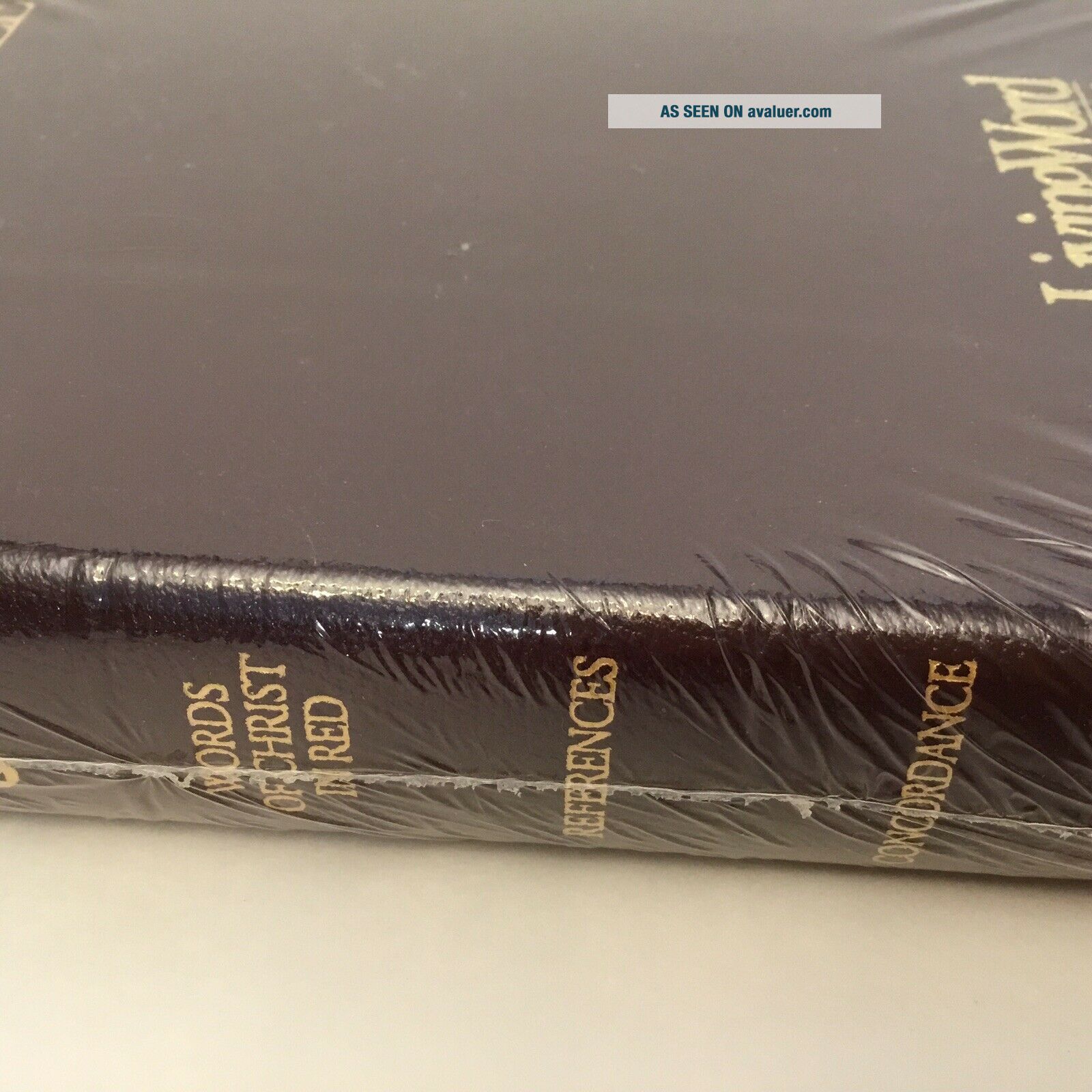 Bible Bonded Leather The King James Version Gold Edges On Pages | #4596752