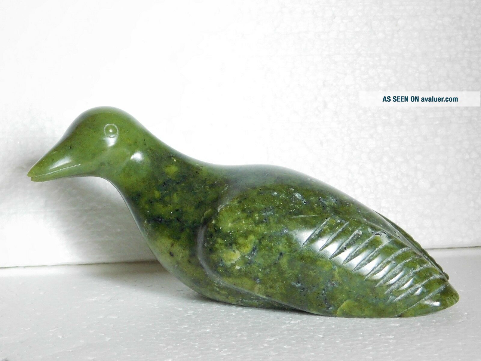 Inuit Eskimo Soapstone Carving Sculpture " Resting Bird " By ᑎᒥᓚ ...