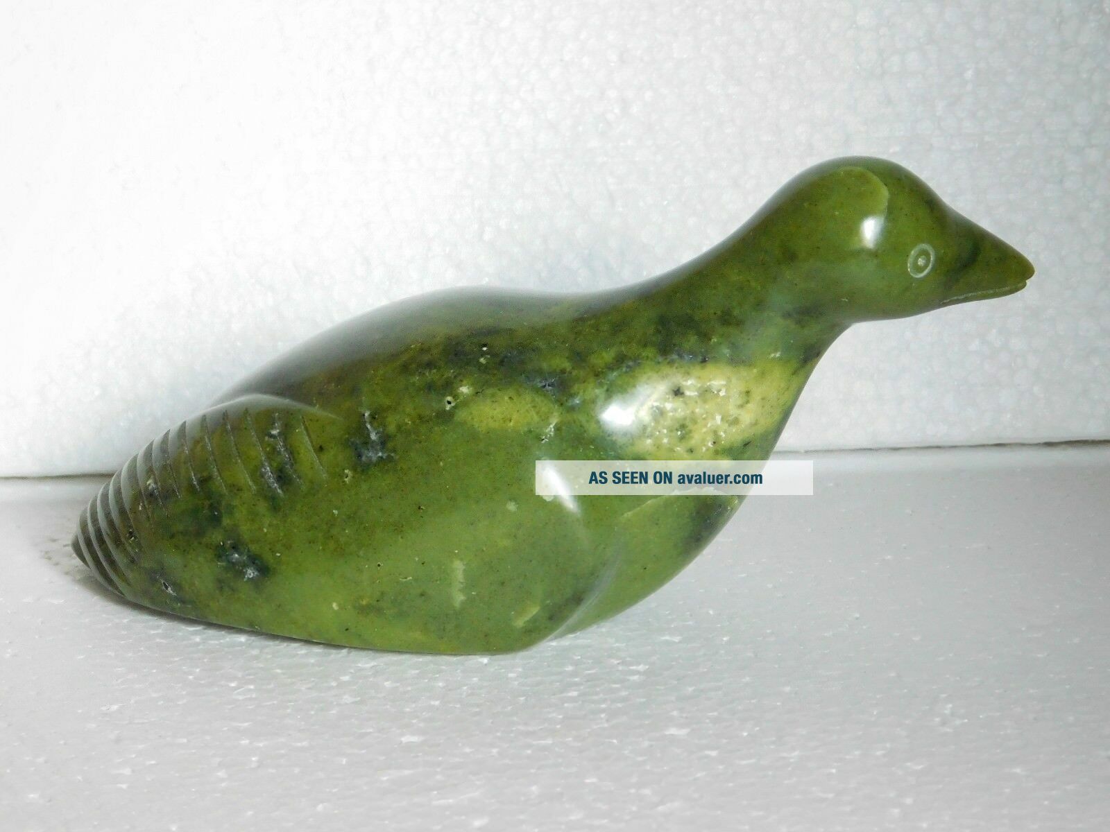 Inuit Eskimo Soapstone Carving Sculpture " Resting Bird " By ᑎᒥᓚ ...
