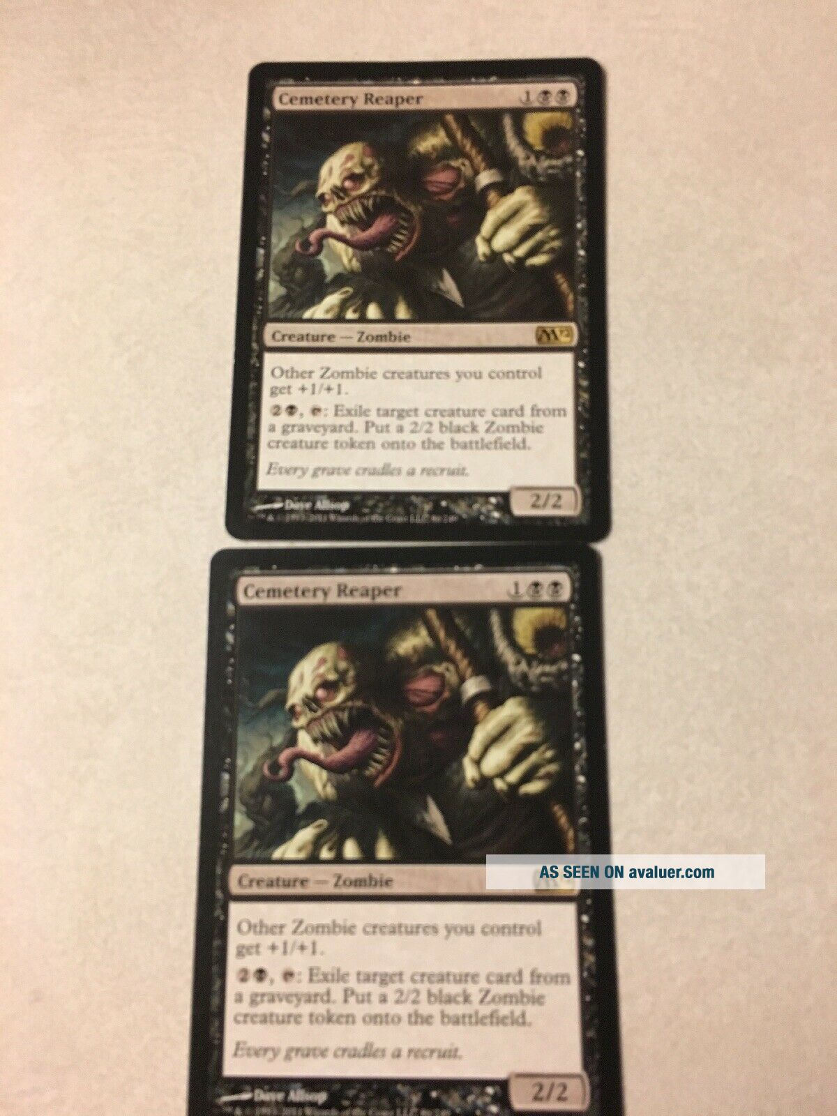 MTG Magic The Gathering Cemetery Reaper M12 X2 | #4596069