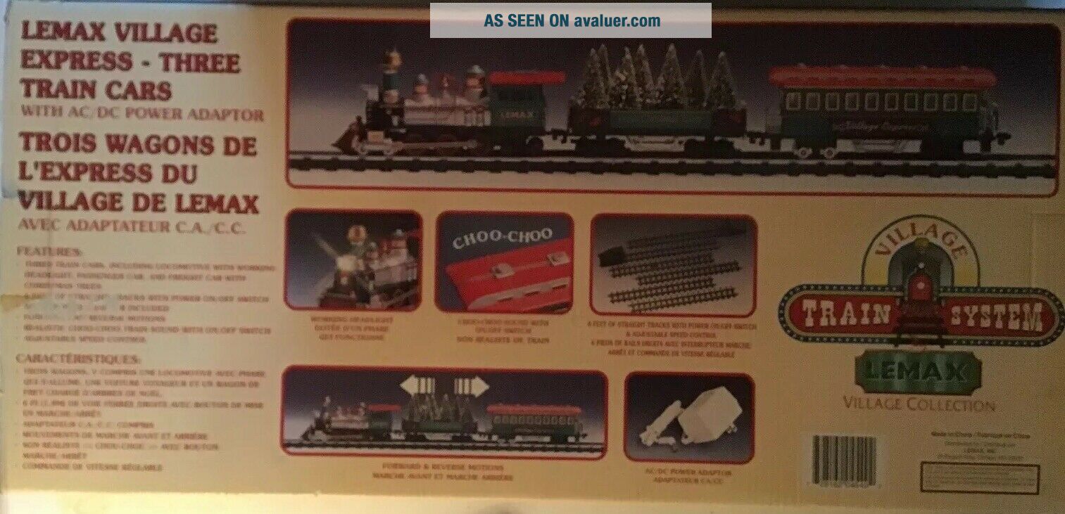 Lemax Train System Village Express With Three Train Cars | #4661668