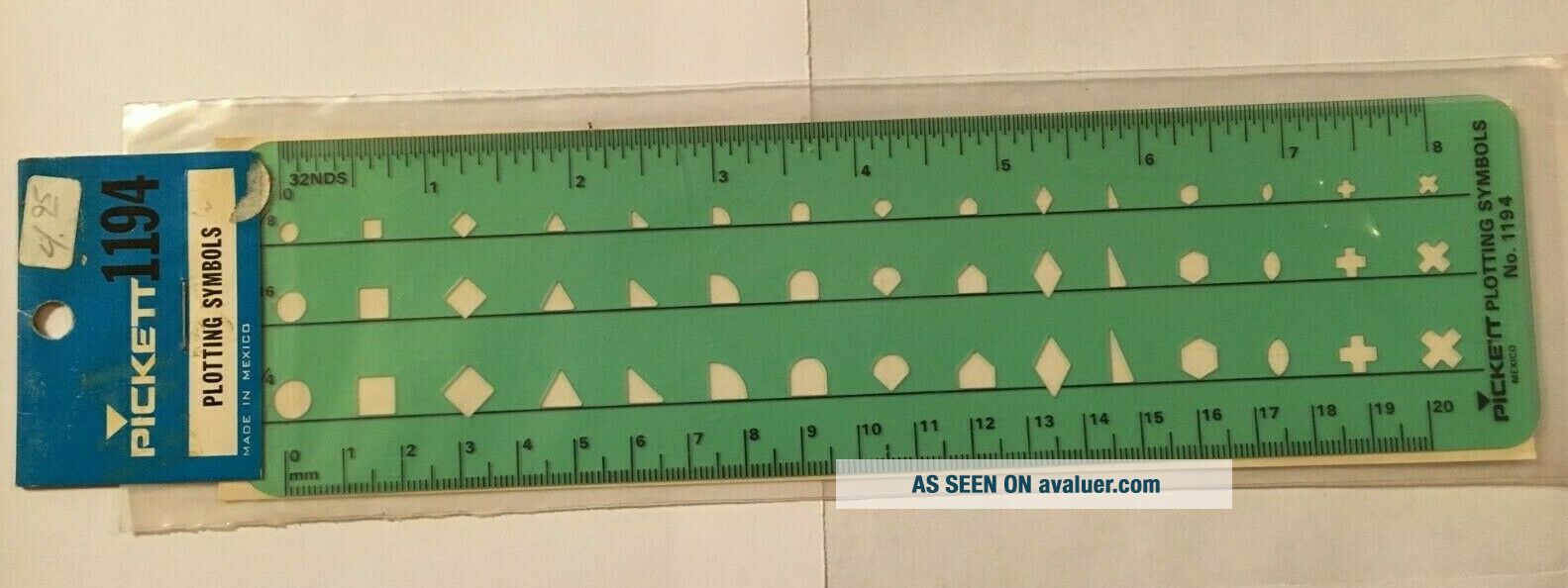 NOS Pickett Chartpak 1194 Plotting Symbols Template - | #4616592