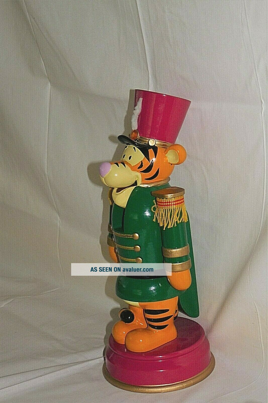 DISNEY CHRISTMAS 13 " TIGGER WOODEN NUTCRACKER MARCHING BAND PARADE ...