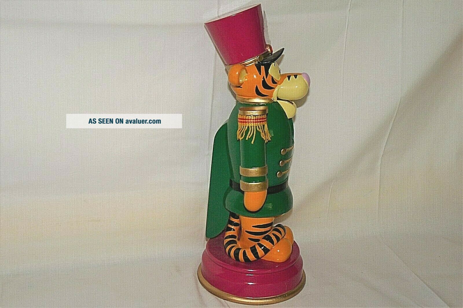 DISNEY CHRISTMAS 13 " TIGGER WOODEN NUTCRACKER MARCHING BAND PARADE ...