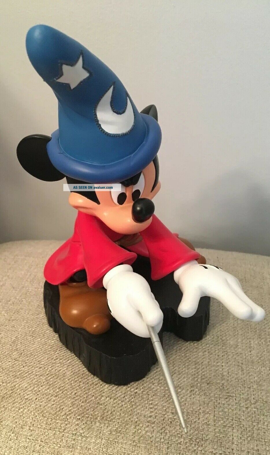 Disney Parks Sorcerer Apprentice Mickey Mouse Light Up Figurine ...