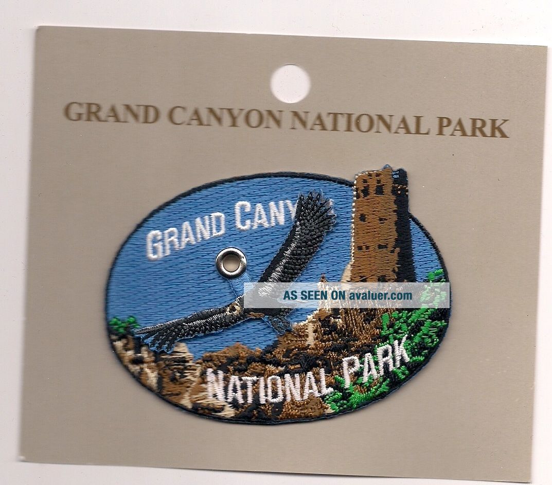 Watchtower Grand Canyon National Park Souvenir Patch Moveable Part ...