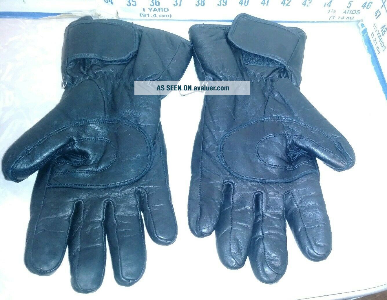 Vintage Harley Davidson Large L Leather Riding Gauntlet Gloves | #4620668