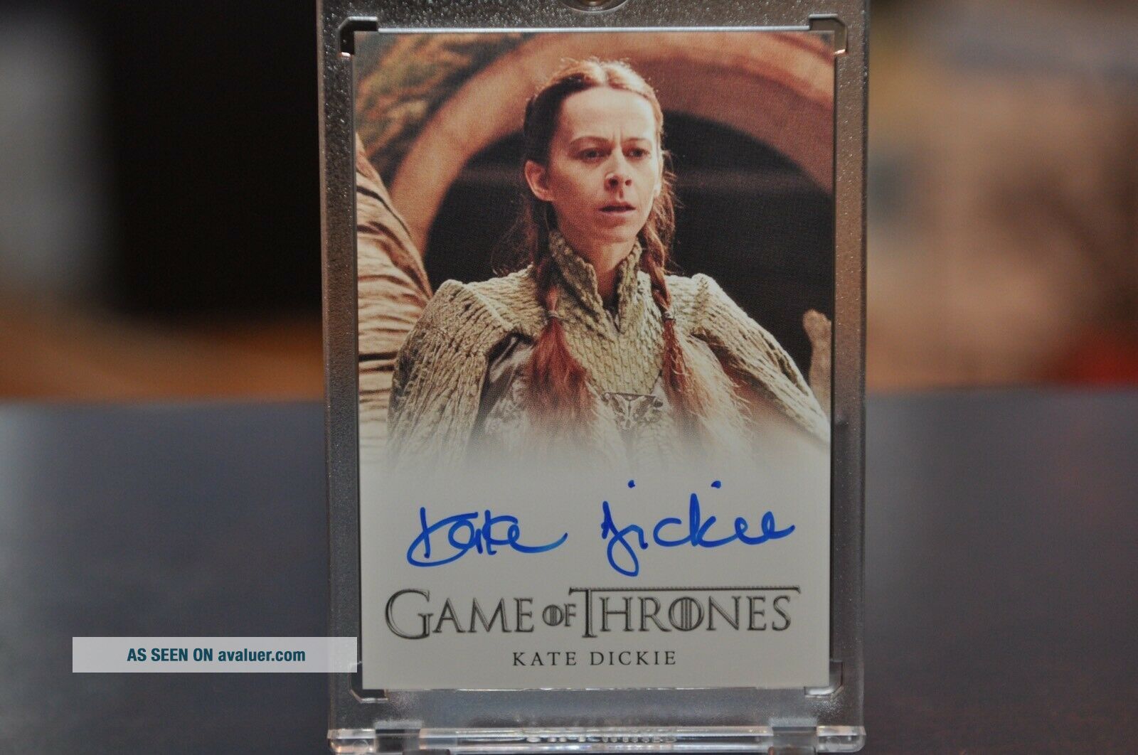 Game Of Thrones Season 4 KATE DICKIE As LYSA ARRYN Autograph Card FULL ...