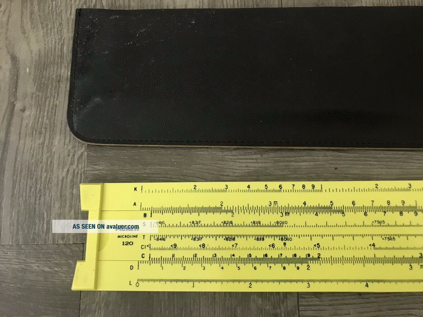 Vintage Pickett Microline 120 Slide Rule With Black Case Good Vintage ...