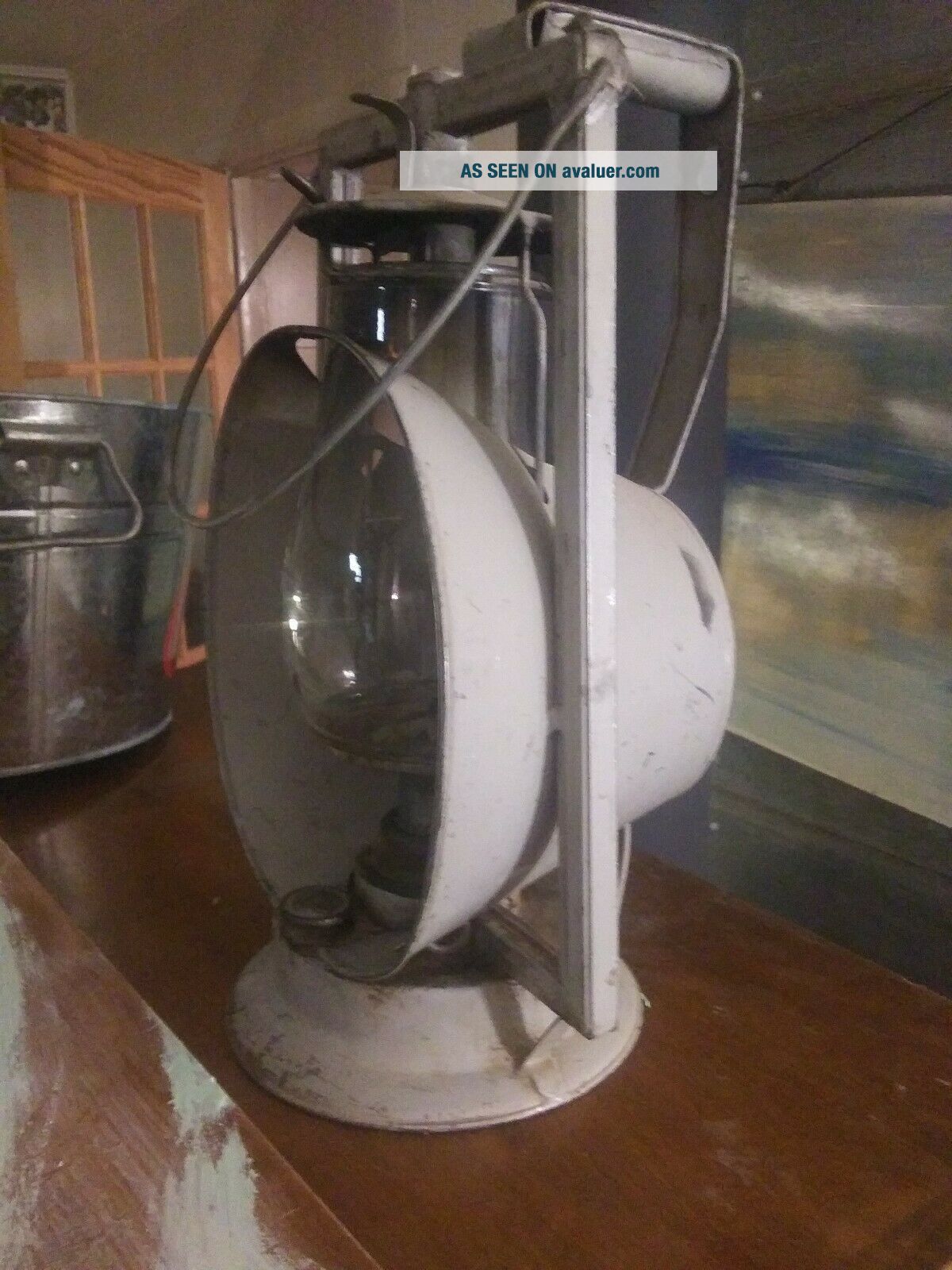 RARE EARLY 1900 ' S YORK CENTRAL RAILROAD DIETZ ACME INSPECTOR LAMP ...