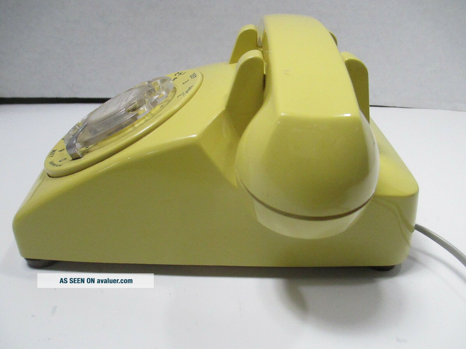 1970 Yellow Stromberg Carlson Model 500 Rotary Desk Phone | #4693036
