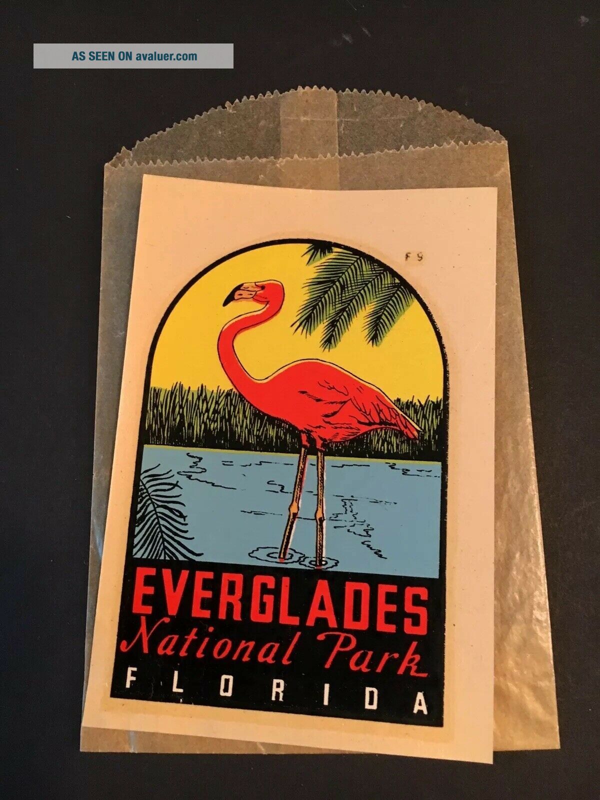 Vintage Florida Transfer Decal - Everglades National Park | #4657789