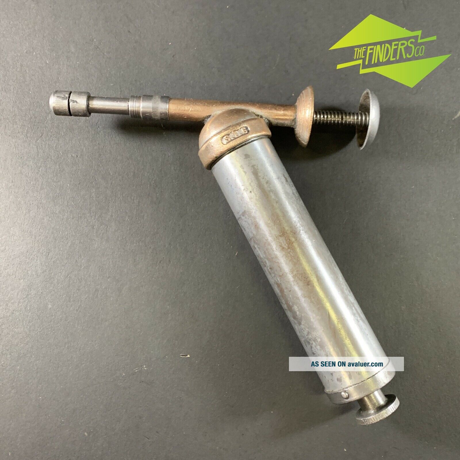 VINTAGE C. 1930 ' S S. T. G SYDNEY BRONZE STEEL PISTOL GREASE GUN ...