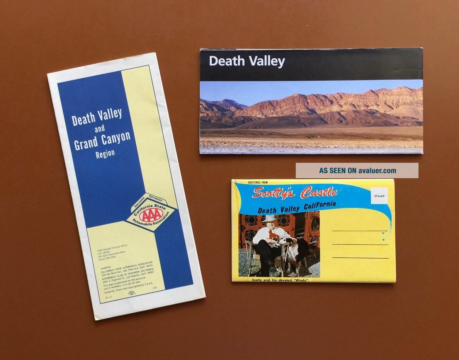 Maps/Guides/Postcard Book Of Death Valley, California | #4662575