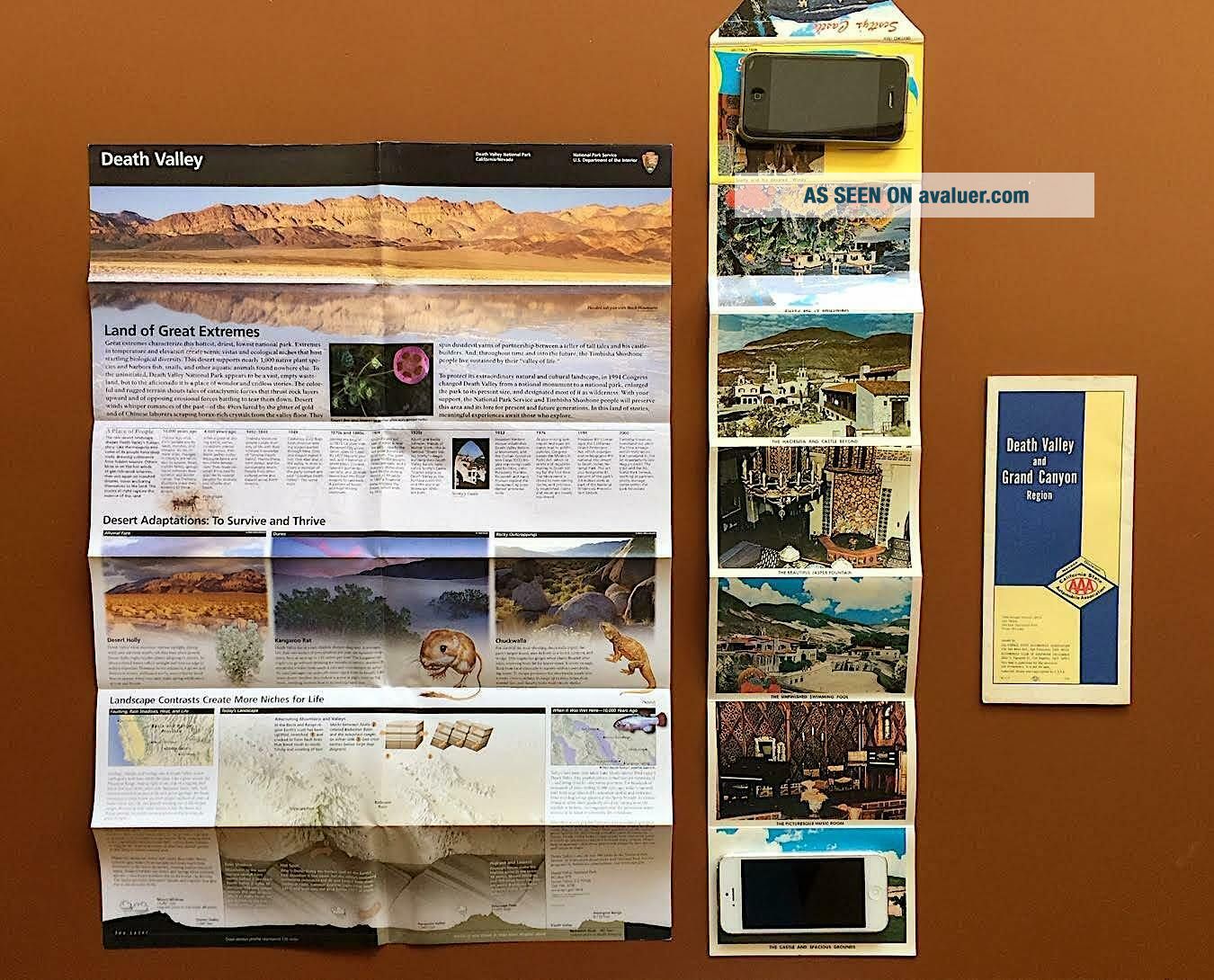 Maps/Guides/Postcard Book Of Death Valley, California | #4662575
