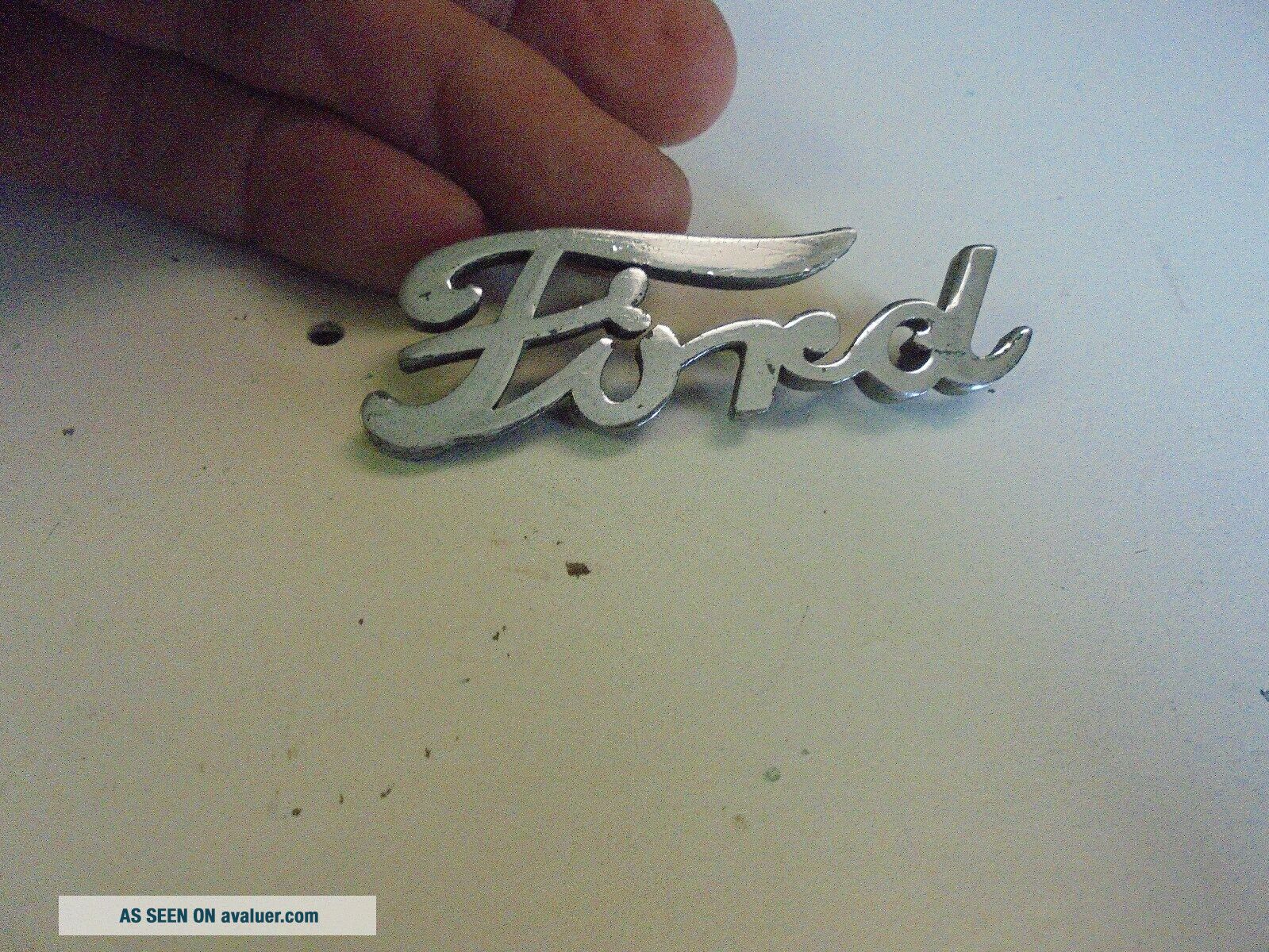 Vintage Ford Script Emblem | #4634436