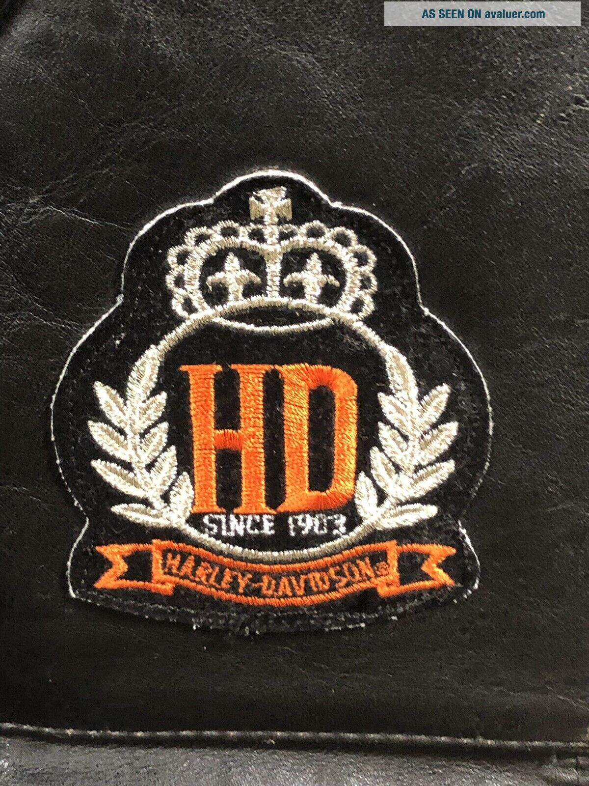 Harley Davidson Leather Vest With Patches Sz M. | #4667446