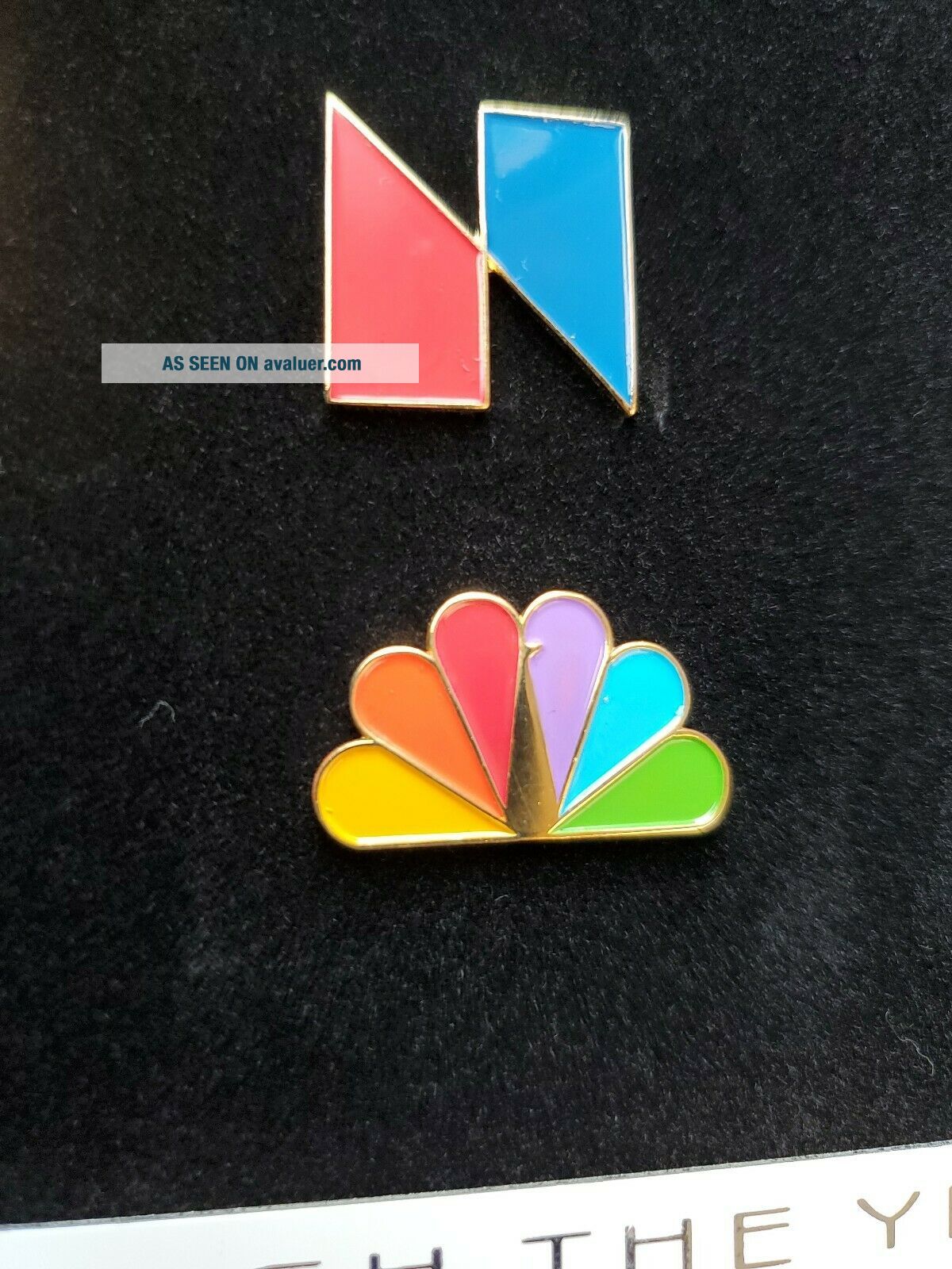 NBC TV Historic Pin Set Limited Edition Through The Years Peacock Logo ...