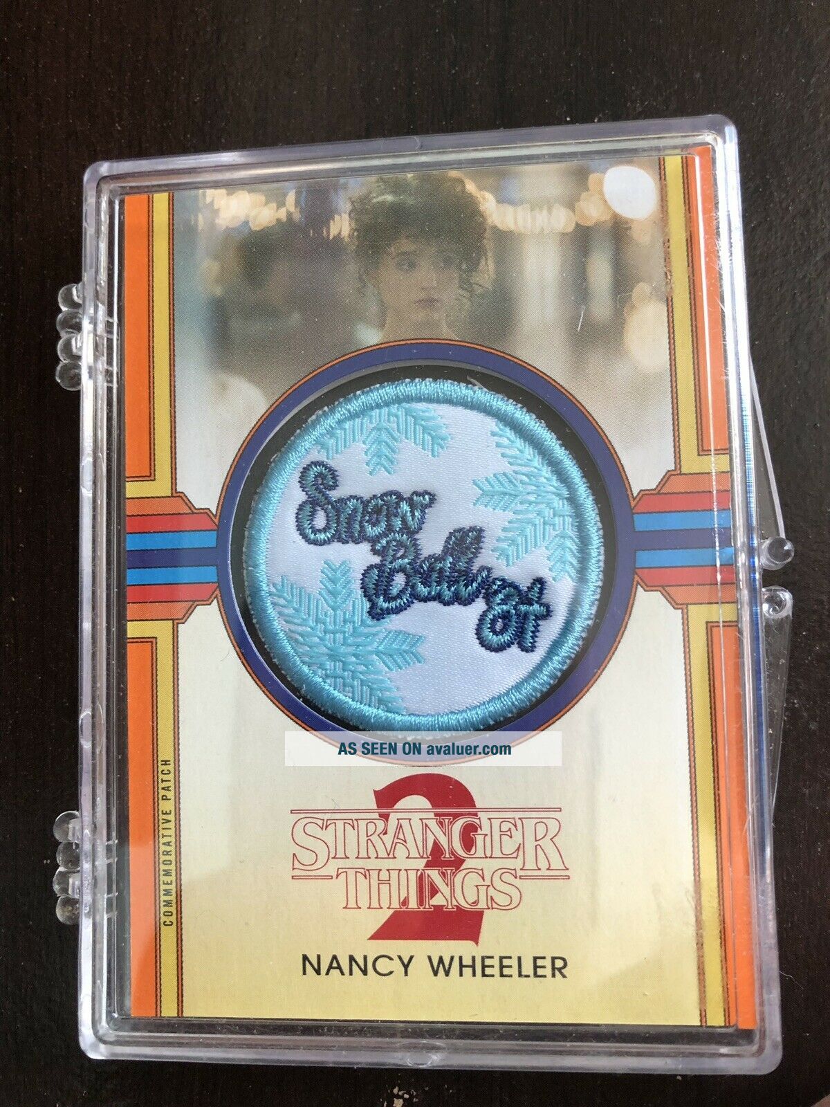 Stranger Things Season 2 Nancy Wheeler Commemorative Patch Card ...