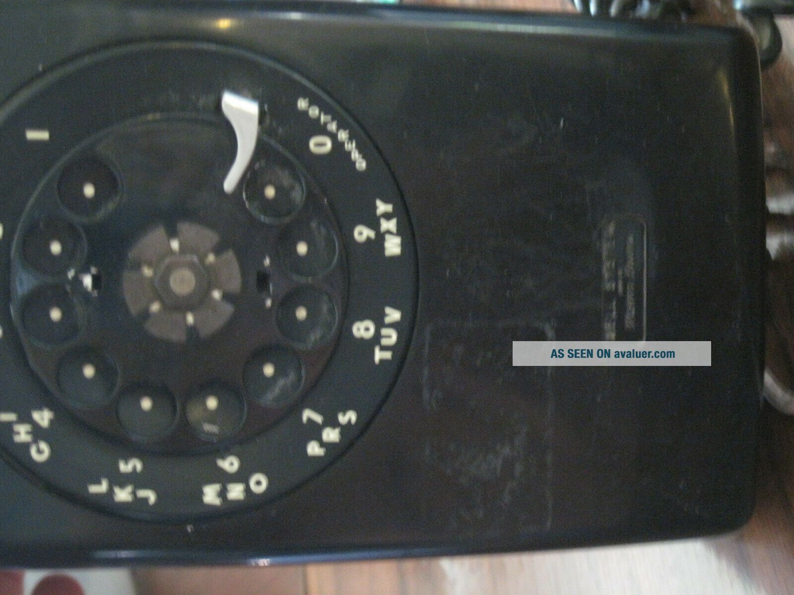 Vintage 1950 ' S Western Electric Wall Mount Black Rotary 554 A/B ...