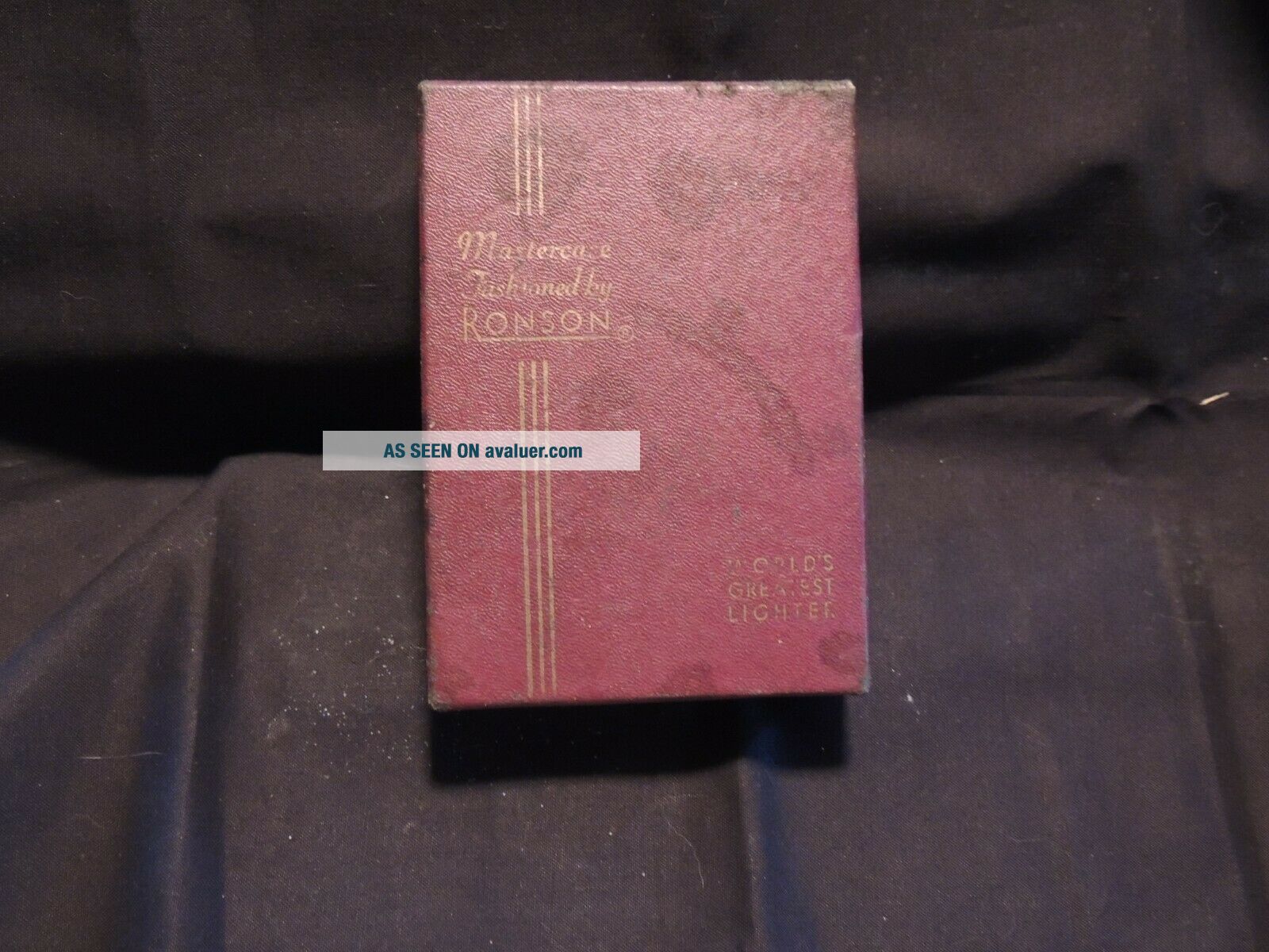 Ronson Mastercase Cigarette Lighter And Case | #4714576