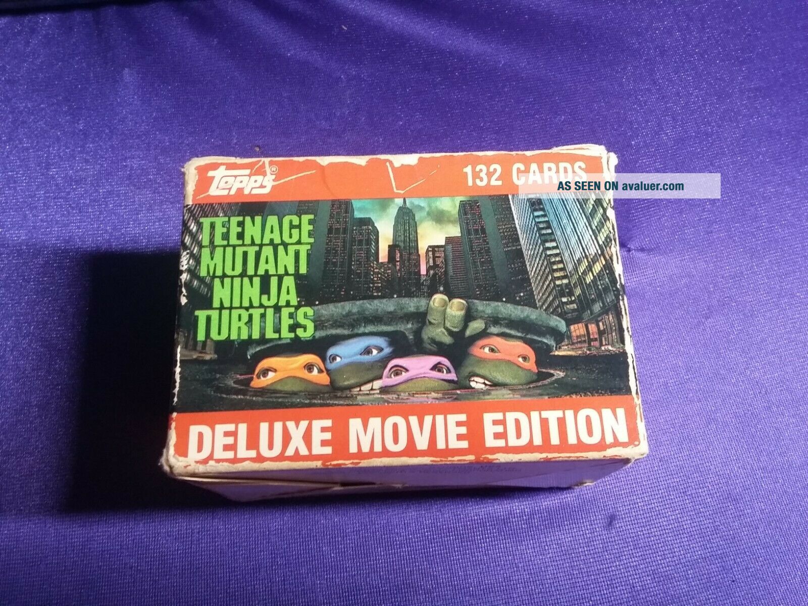 132 Count Topps Teenage Mutant Ninja Turtles Deluxe Movie Edition Cards ...