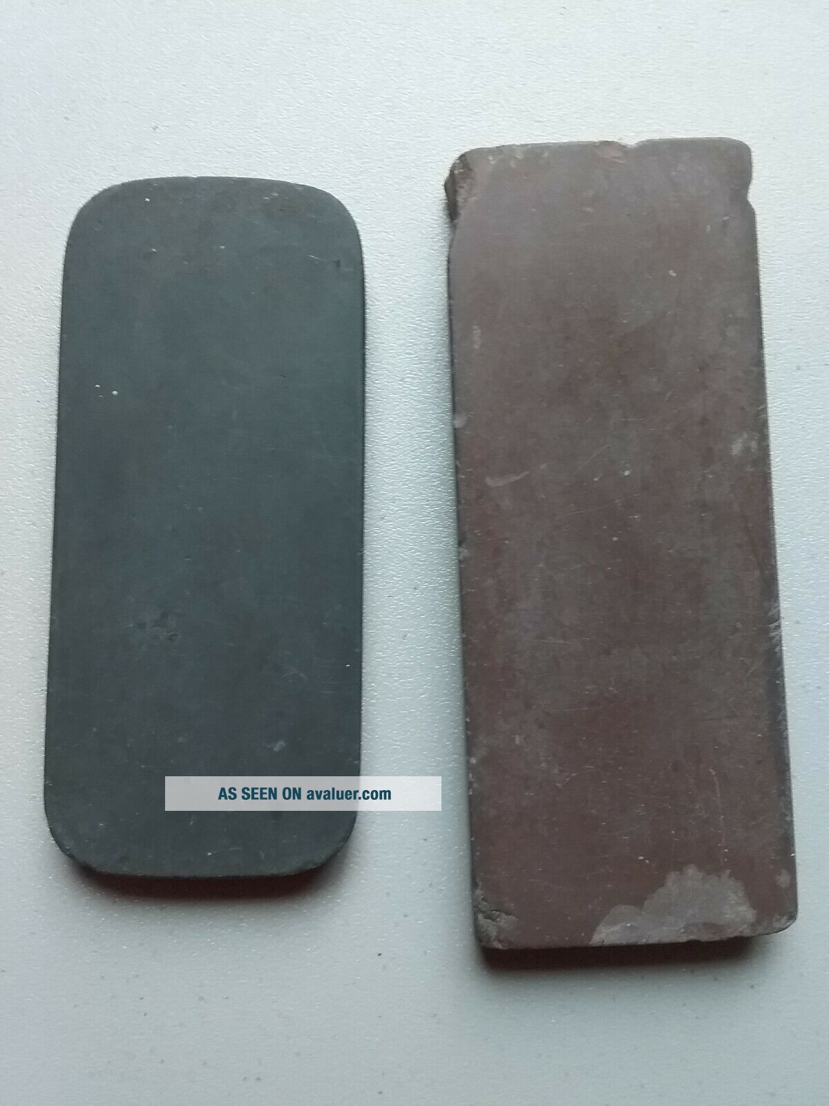 2 Vintage Straight Razor Hone Franz Swaty And Koken Thermo Sharpening ...