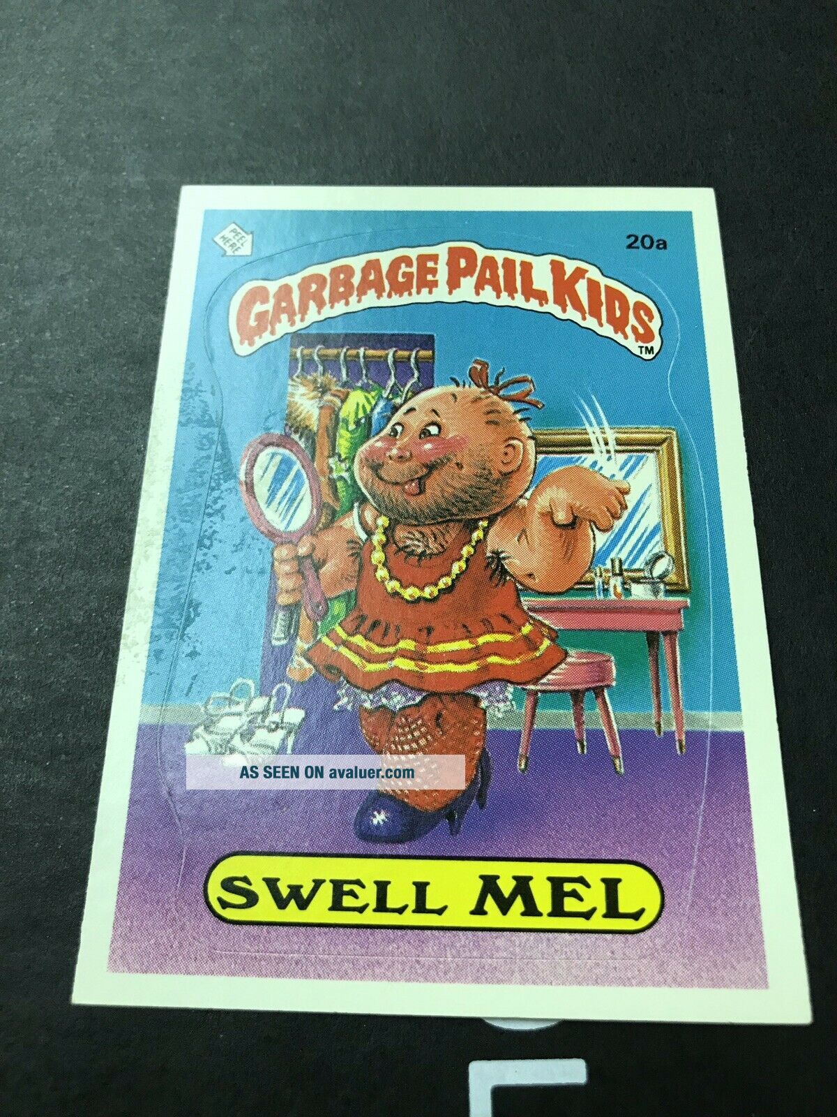 Garbage Pail Kids 1st Series 20a Swell Mel Matte Plus 1985 | #4665032