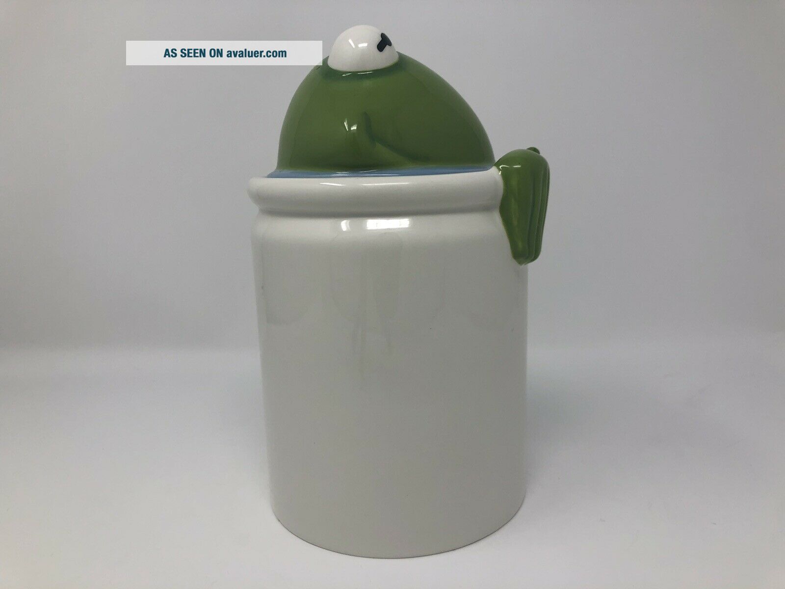 Walt Disney - The Muppets - Kermit The Frog Ceramic Cookie Jar Canister ...