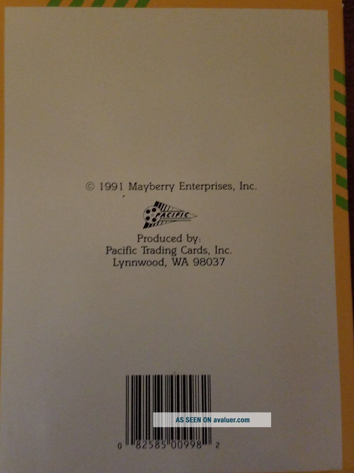 THE ANDY GRIFFITH SHOW SERIES 3 COMPLETE BOX 36 PKS. | #4677836