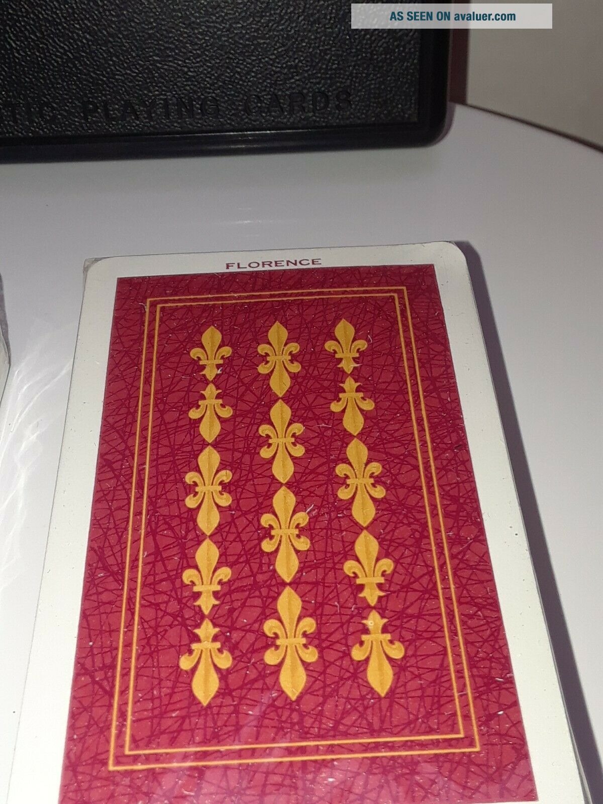 Vintage Plastic Kem Florence Pinochle Double Deck Playing Cards With ...