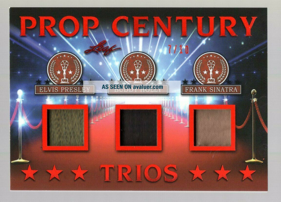 ELVIS PRESLEY/BUDDY HOLLY/FRANK SINATRA 2019 LEAF POP CENTURY TRIPLE ...