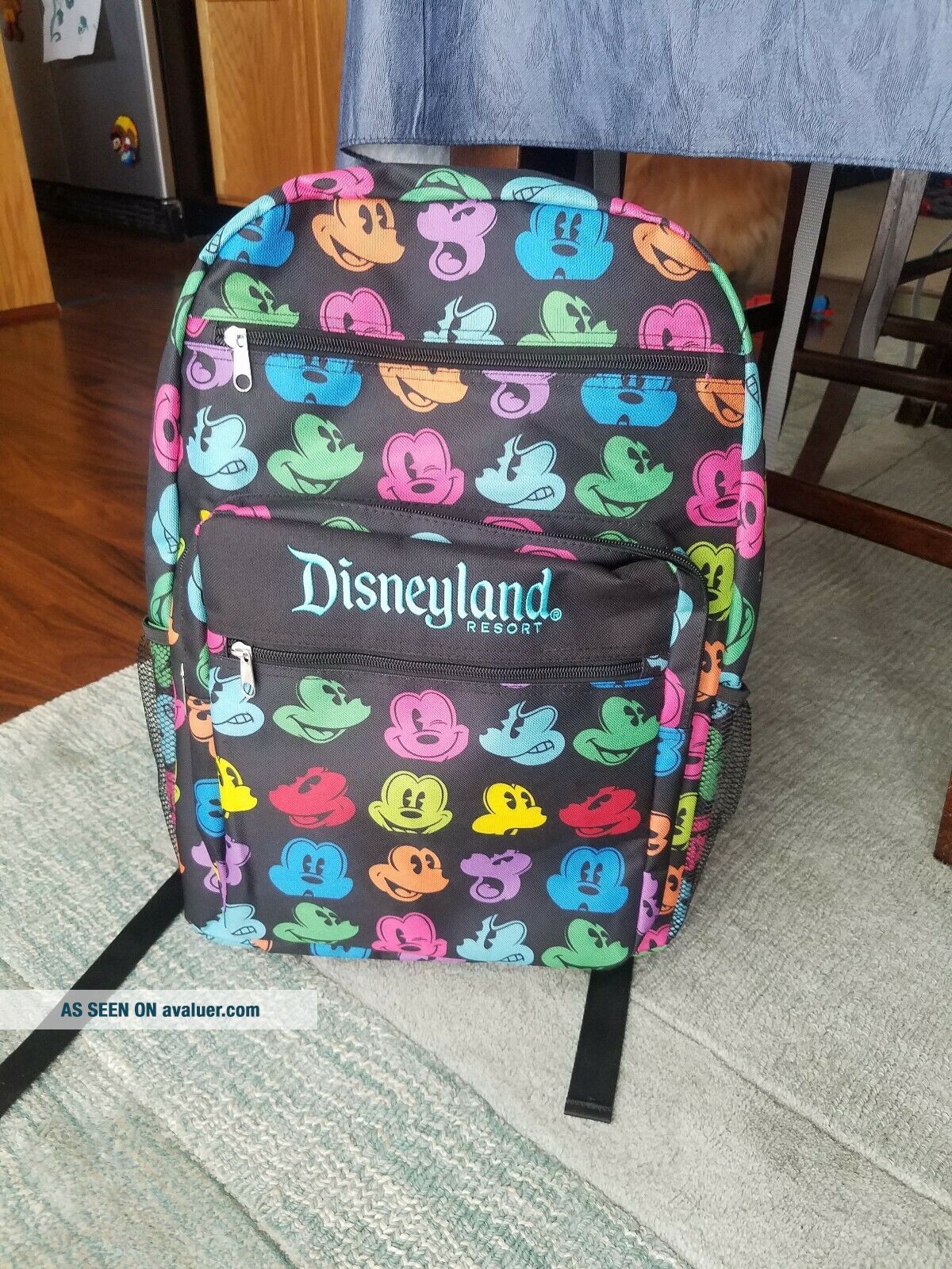 Disneyland Resort Mickey Mouse Rainbow Backpack Authentic Disney Book ...