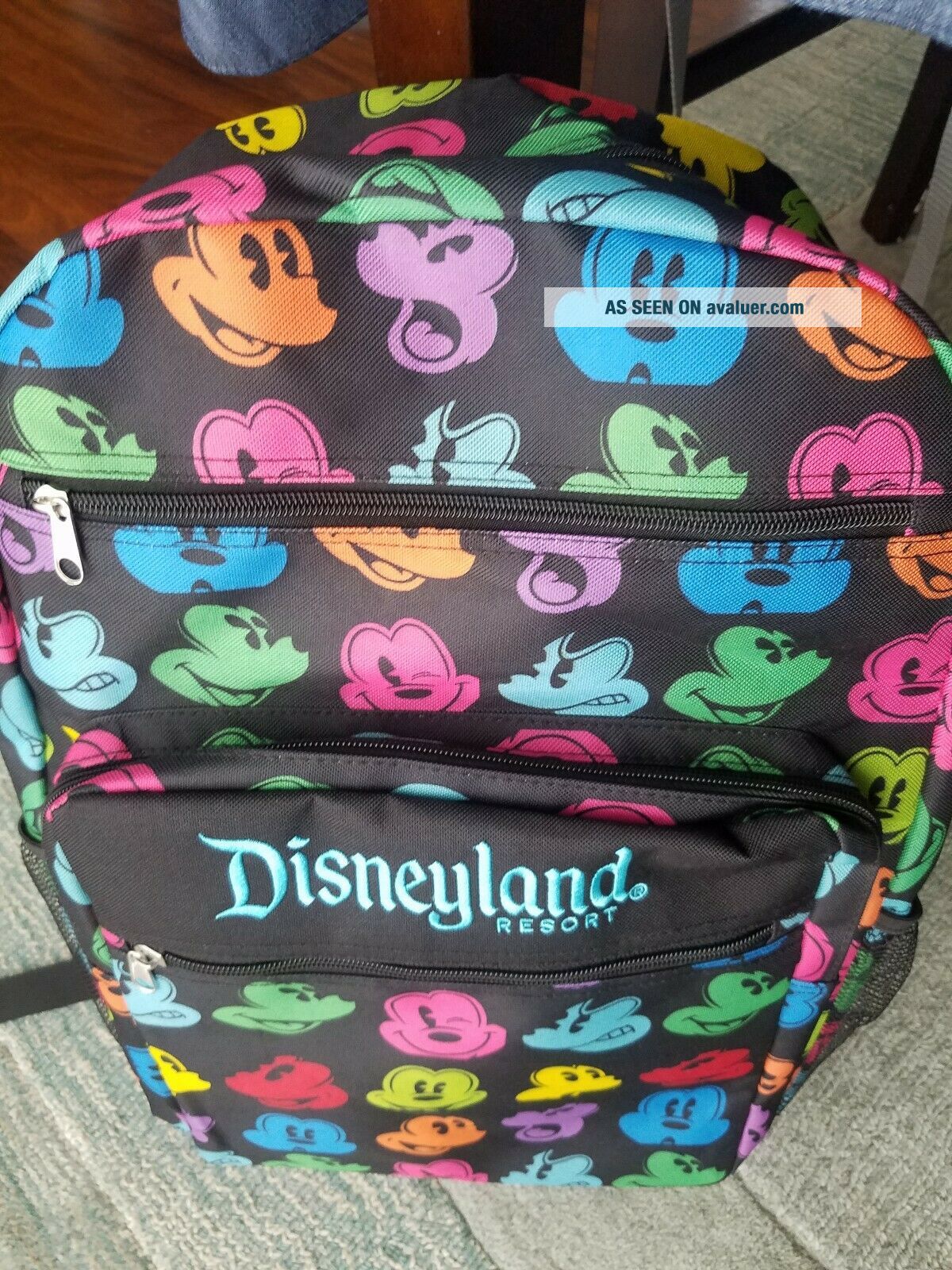 Disneyland Resort Mickey Mouse Rainbow Backpack Authentic Disney Book ...