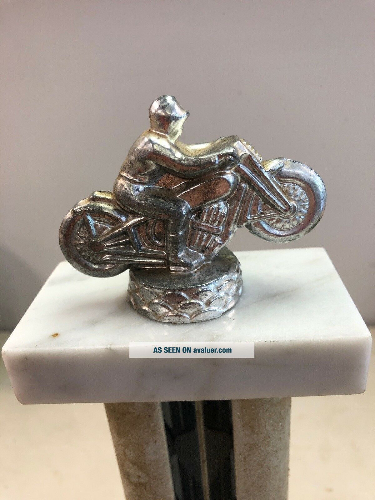 Vintage 1971 Moto - Cross 1st Place Motorcycle Racing Trophy ...