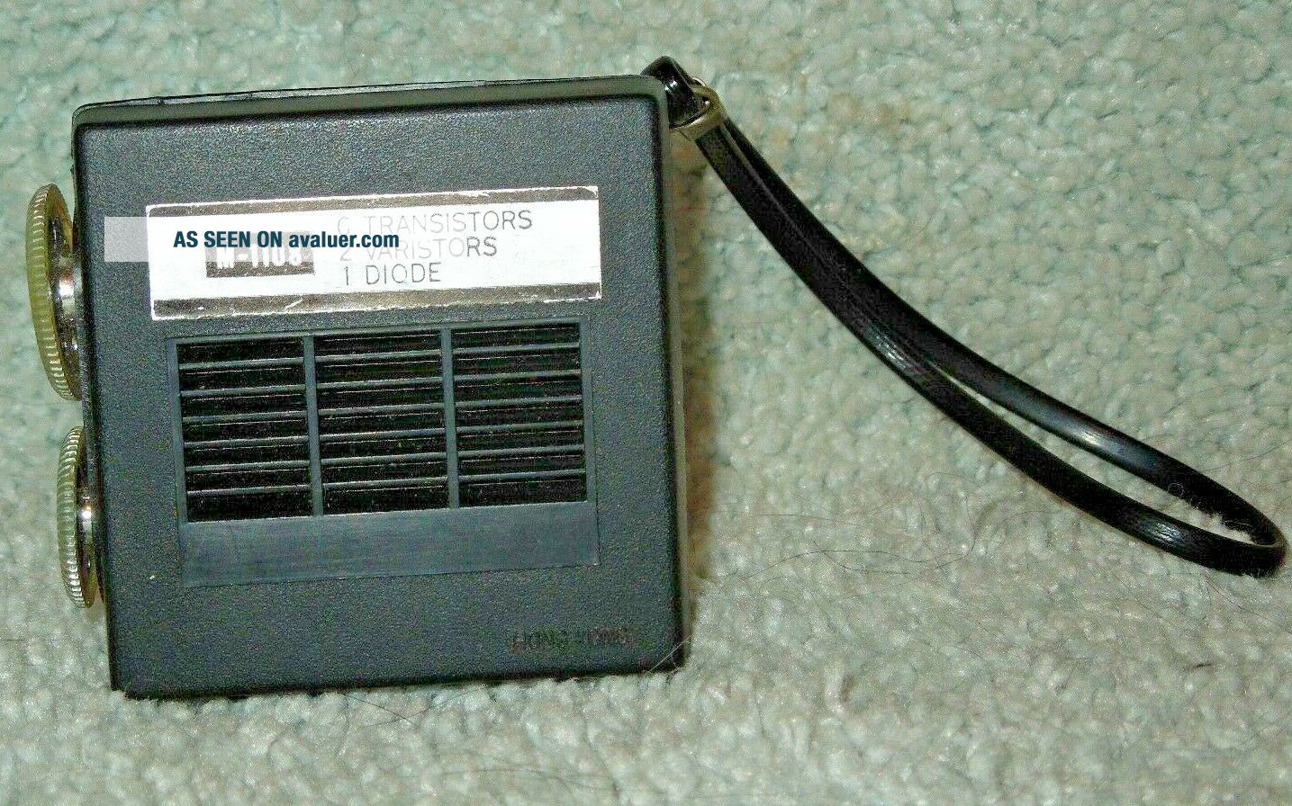 Vintage Rare AITC Tiny Micro Transistor Radio MODEL M - 1108 SOLID ...
