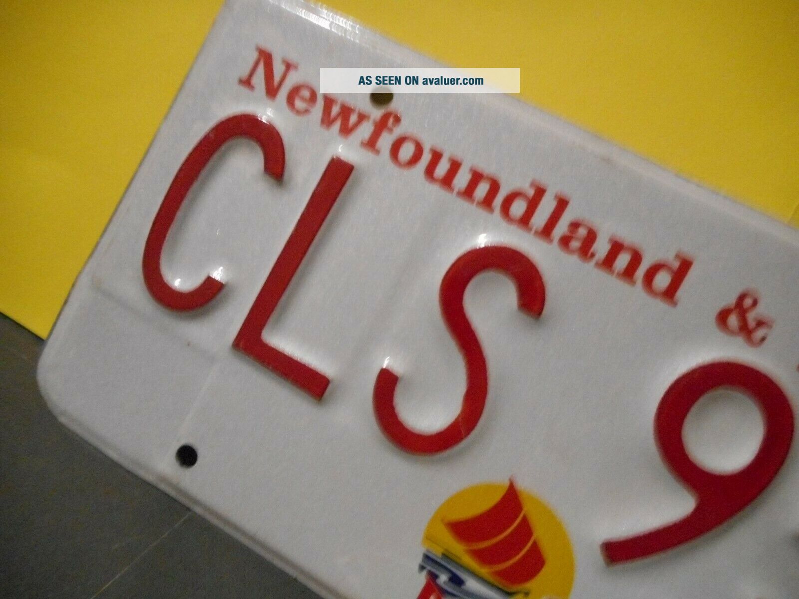 Newfoundland And Labrador Vehicle License Plate, Viking Ship, CLS 959 ...