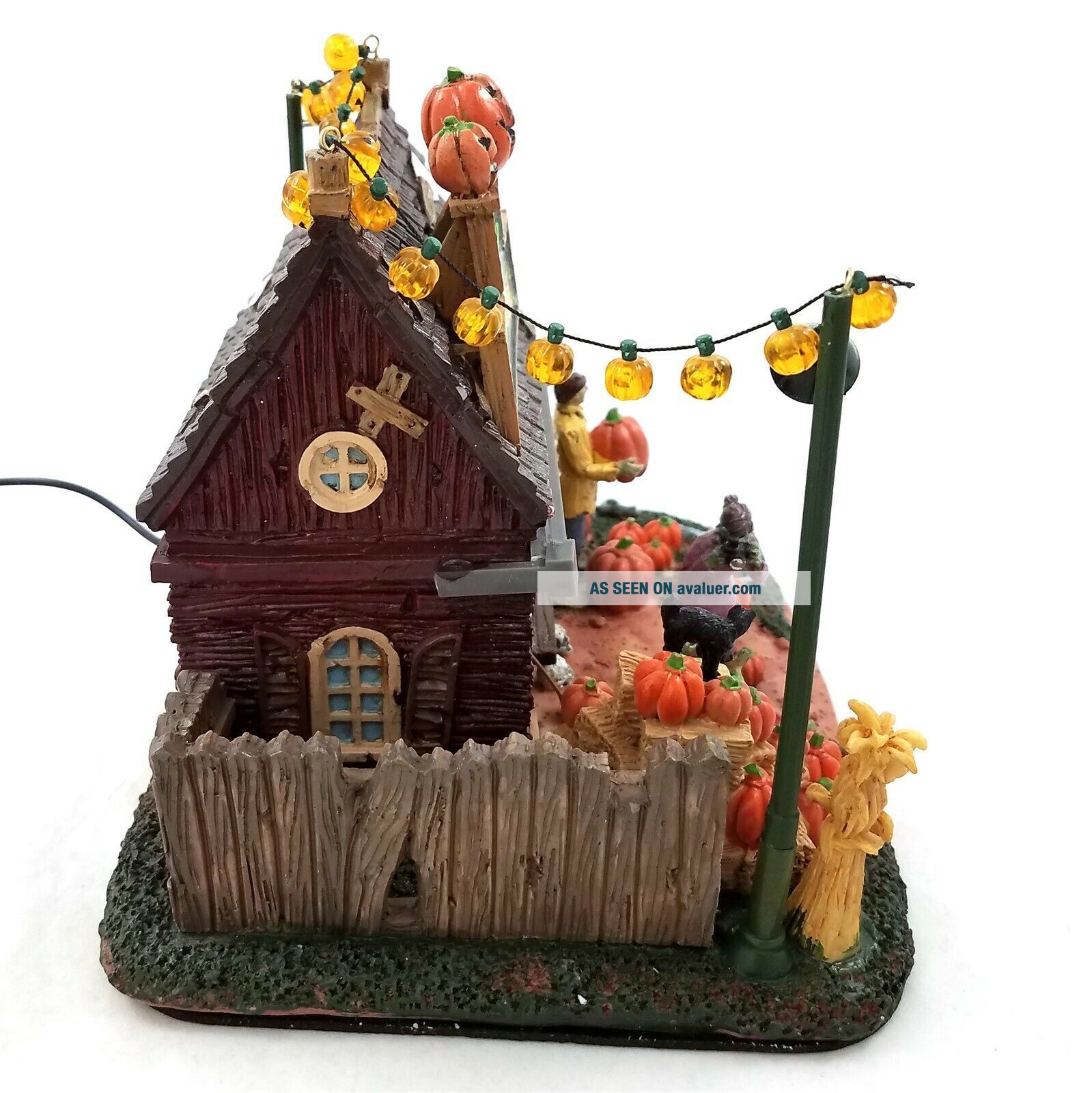Lemax Spooky Town Spooky Hollow Pumpkin Patch Halloween Village Table ...