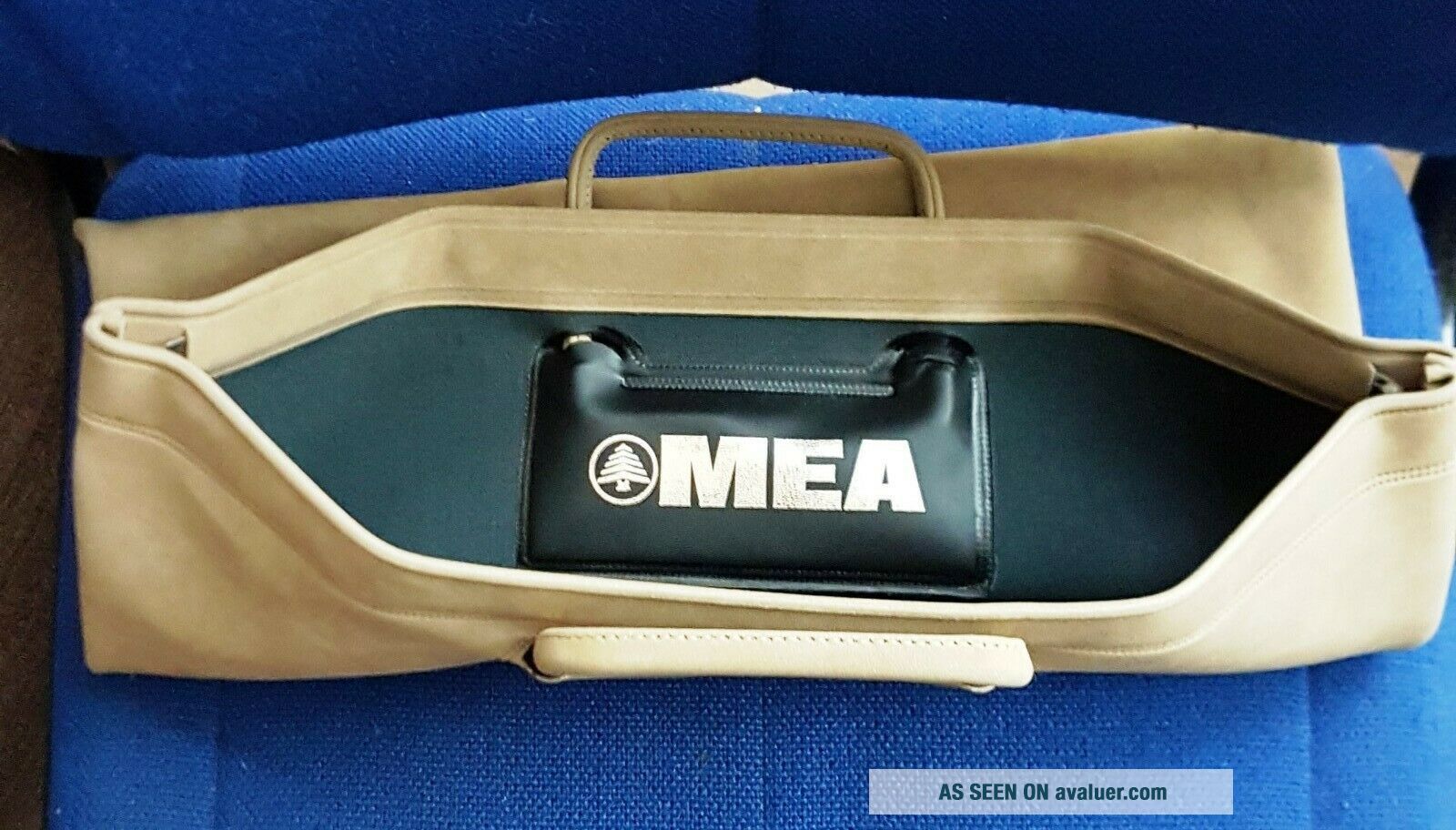 Vintage 1970s Middle East Airlines (MEA) Lebanon Carry - On Bag | #4716313