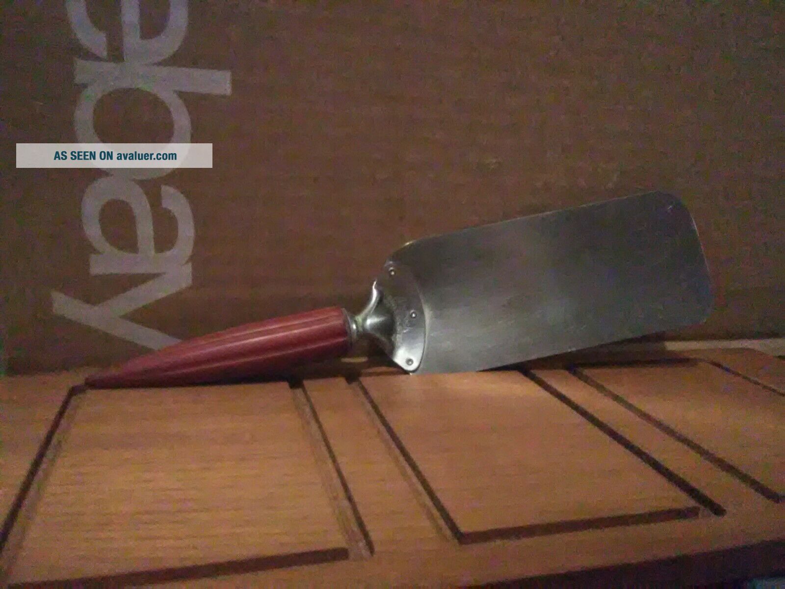 Vintage Bakelite Red Bullet Handle Androck Thin/Flexible Spatula ...