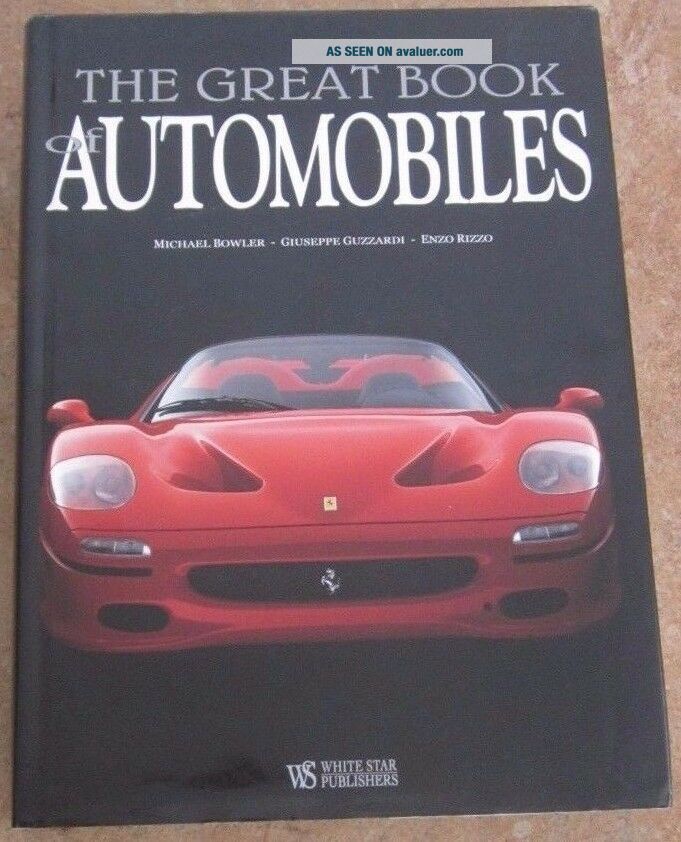 The GREAT BOOK Of AUTOMOBILES Hardcover Car Book | #4725875