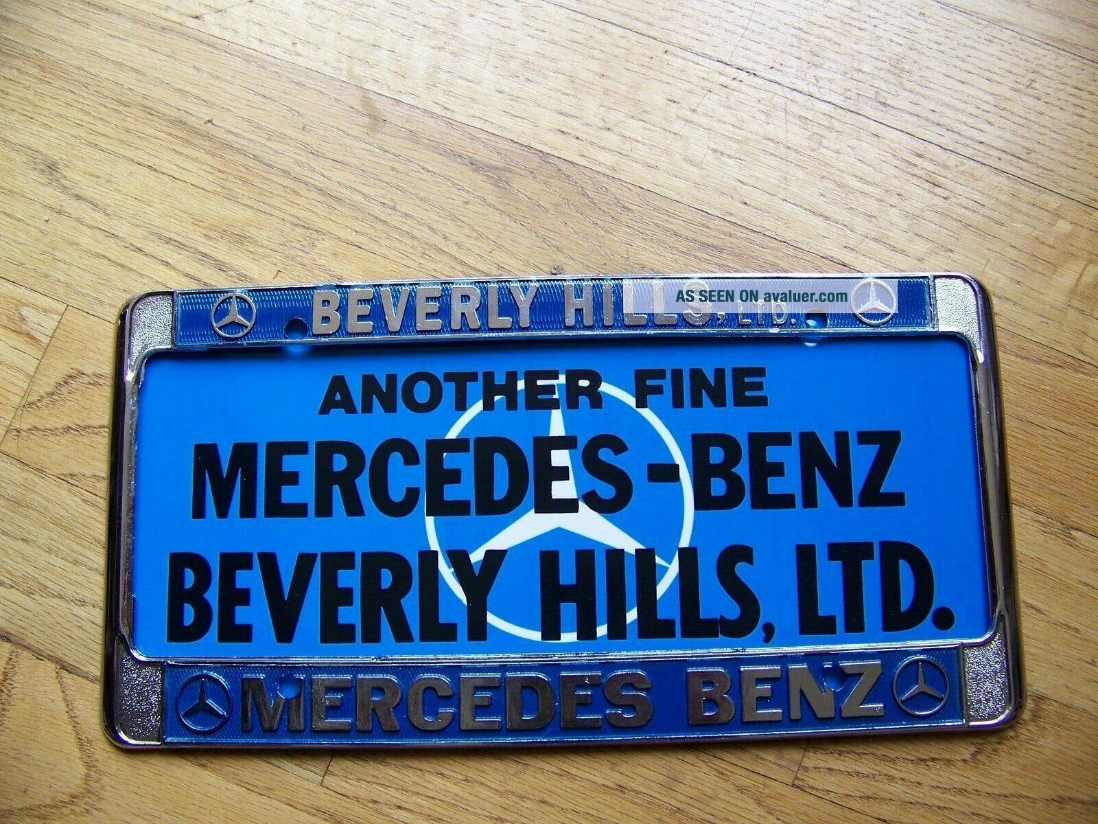 Mercedes Benz Metal License Plate Frame Beverly Hills Ltd. With Dealers ...