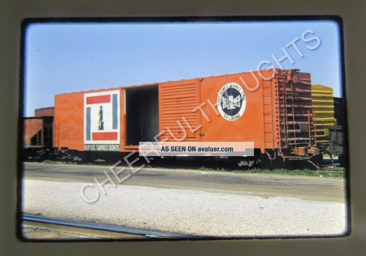 1970 Kodachrome Slide B&LE 82101 Open Door Bicentennial Boxcar N4 ...