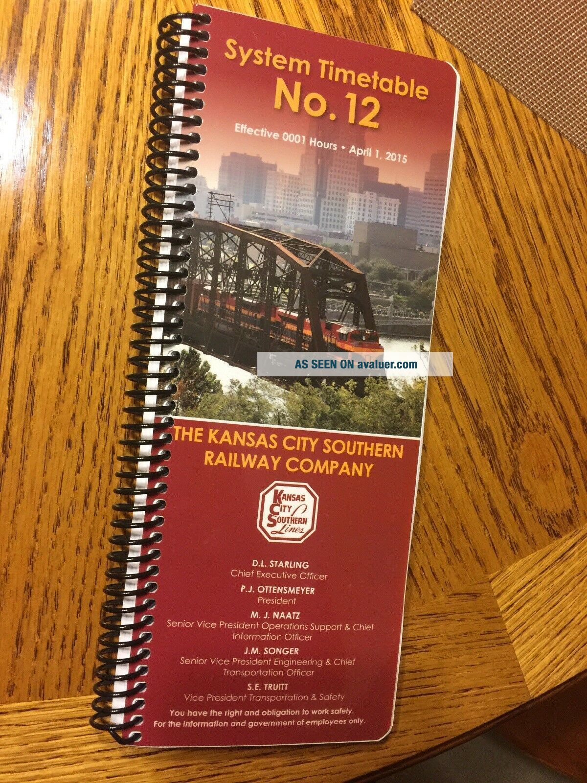 Kansas City Southern Railroad Timetable No. 12 | #4733249