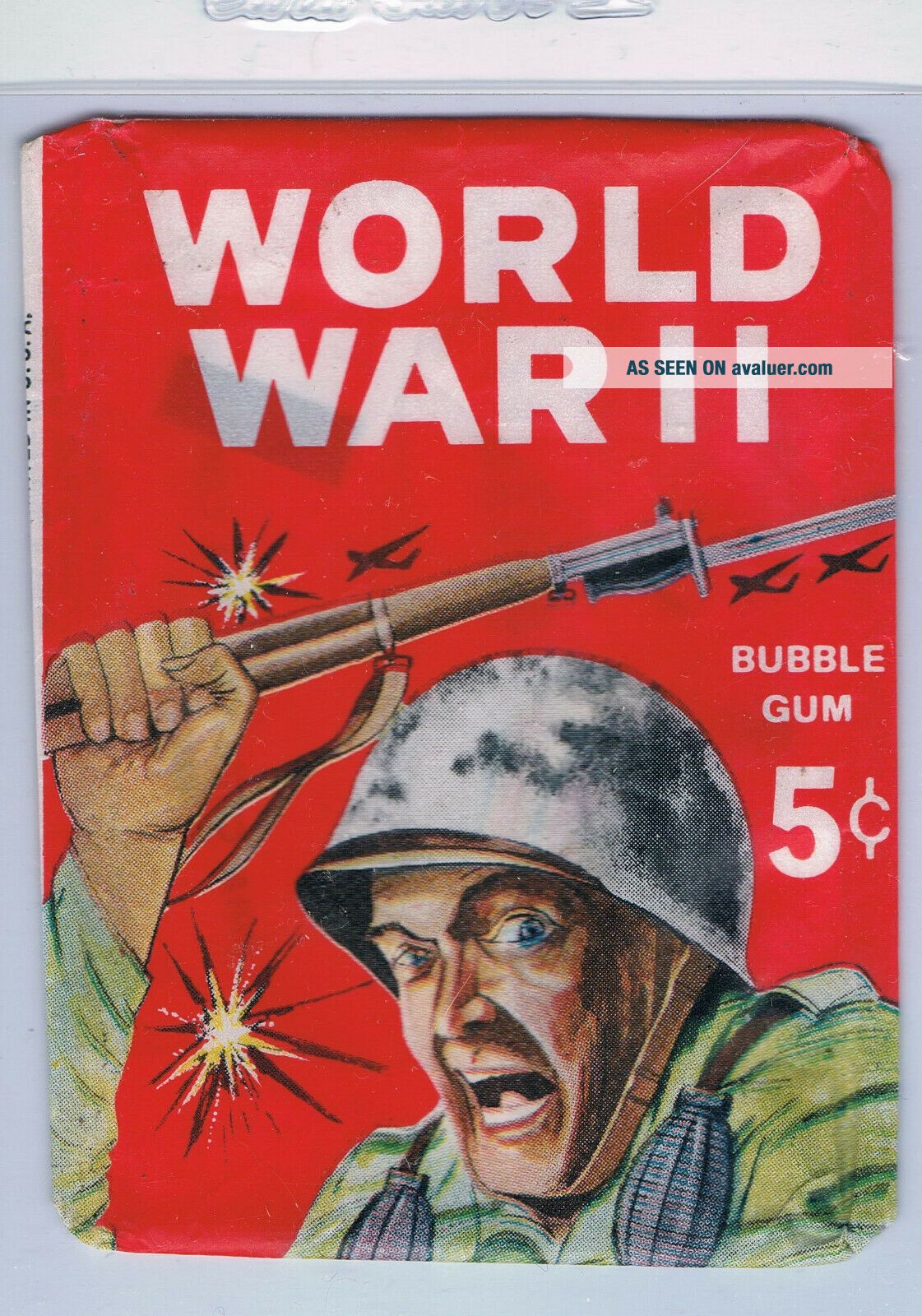 1965 Philadelphia World War II Bulletin Non - Sport Card Wax Wrapper NM ...
