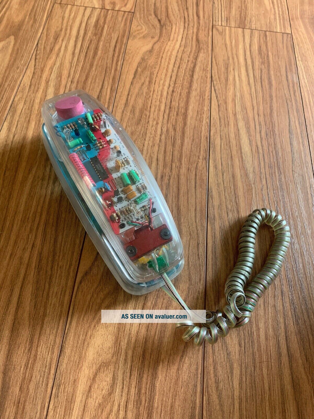 Vintage Unisonic Clear See Through Transparent Landline Telephone Model ...