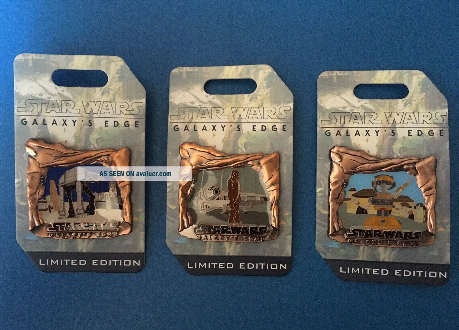 STAR WARS GALAXY ' S EDGE Complete Countdown Disneyland Exclusive Pin ...