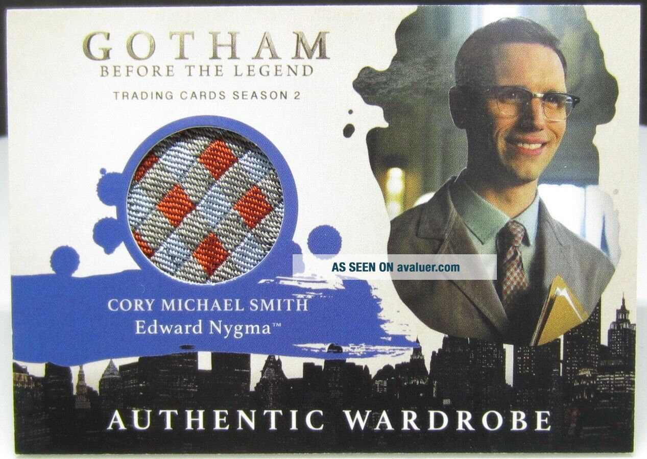Gotham Season 2 CORY MICHAEL SMITH As Edward Nygma SP Wardrobe Card M20 ...