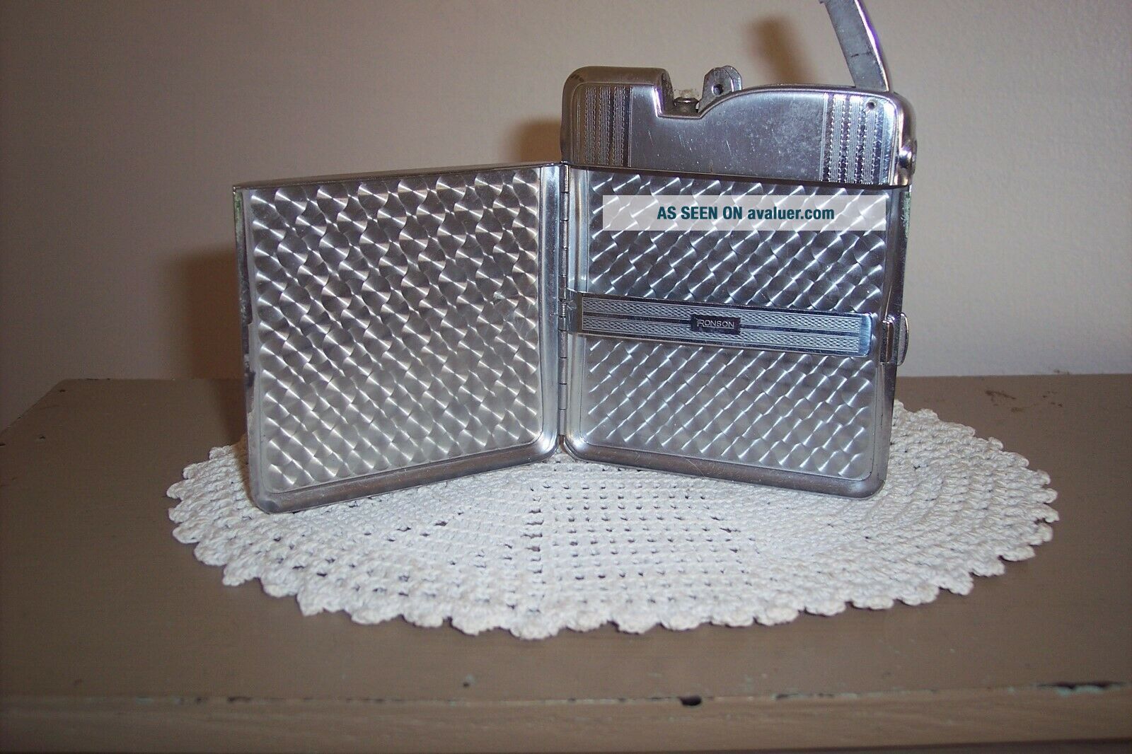 Vintage Ronson Ten - A - Case Case Cigarette Lighter {FOR PARTS OR ...