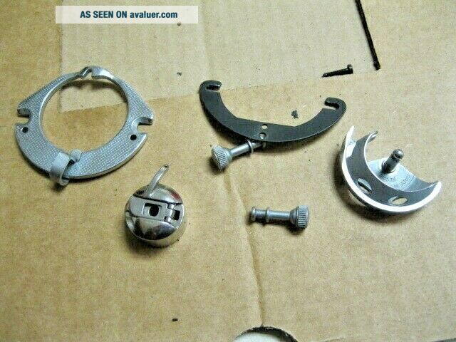 VINTAGE NECCHI BU NOVA SEWING MACHINE - BOBBIN PARTS | #4865736